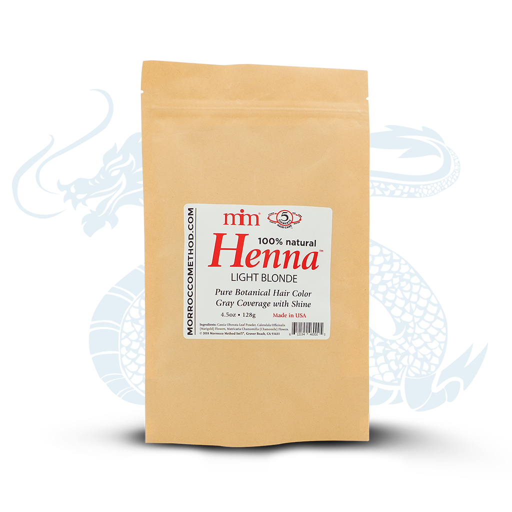 Light Blonde Natural Henna Hair Dye - Morrocco Method International
