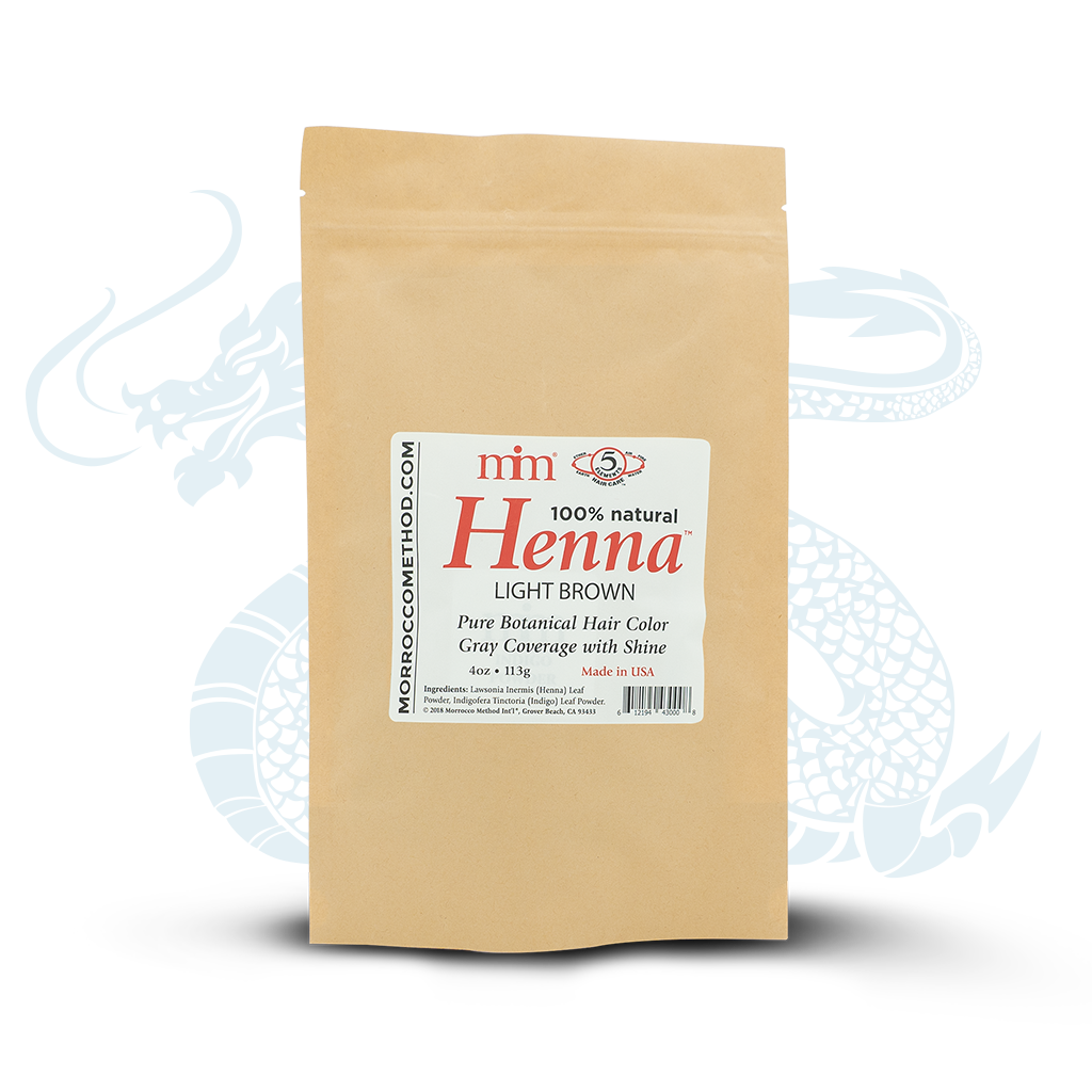 Light Brown Natural Henna Hair Dye - Morrocco Method International
