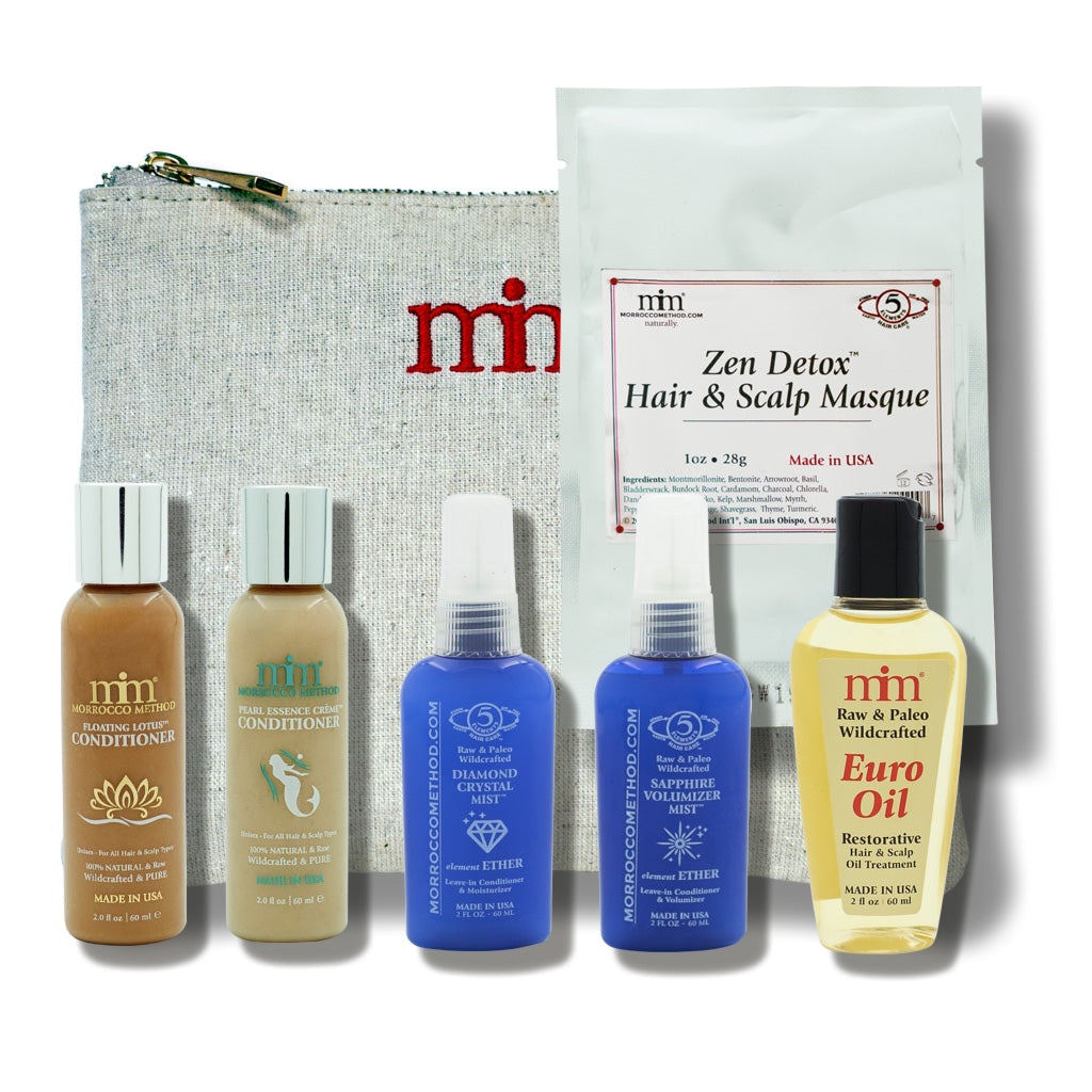 Travel Set, 6 Conditioners - Morrocco Method International